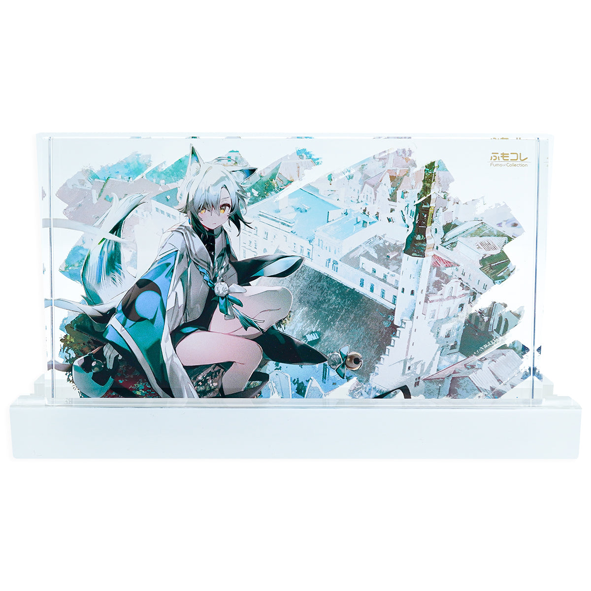 ふもコレ×Namie LEDスタンド付アクリルブロック − yuzuru −｜ふもコレ(Fumo Collection)