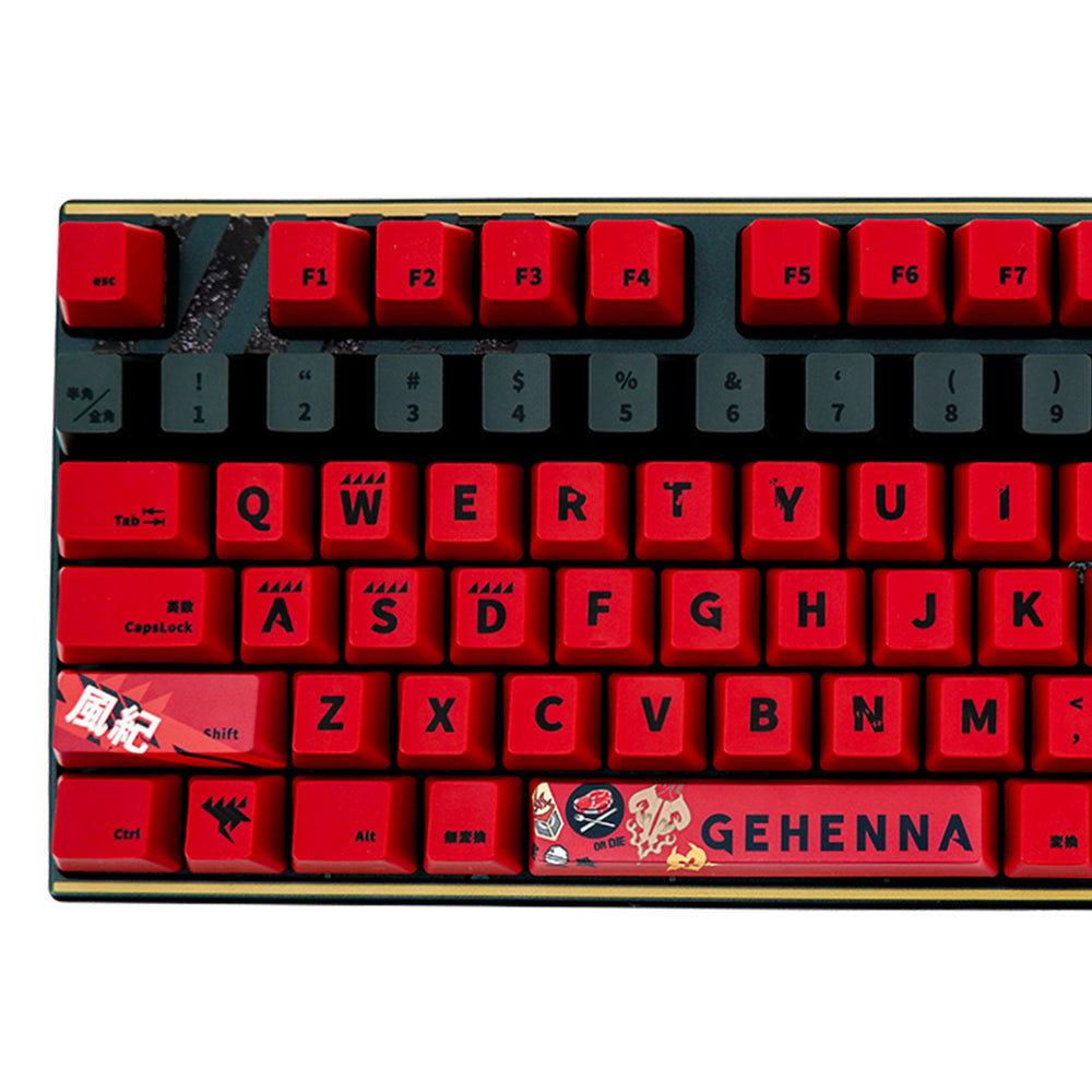 ふもコレ×ブルーアーカイブ キーボード ゲヘナ学園 日本語配列｜ふもコレ(Fumo Collection)