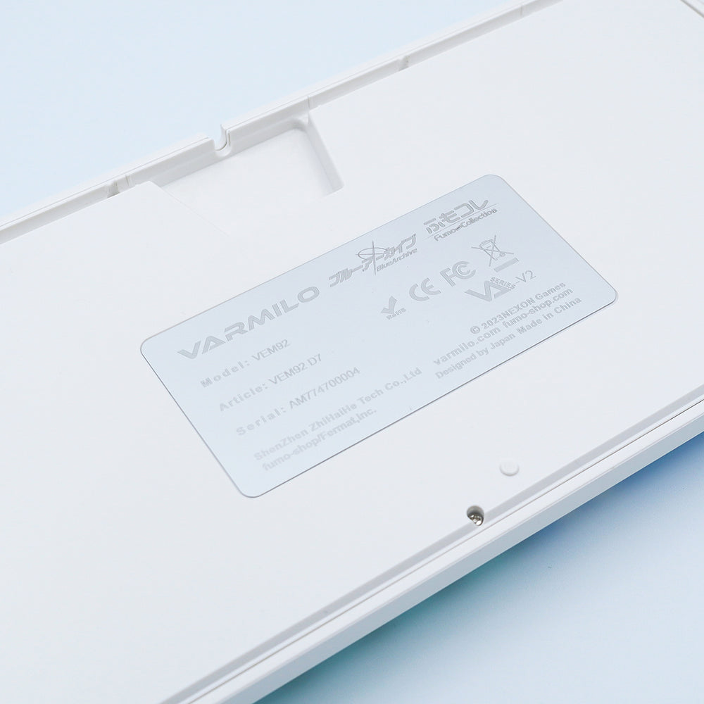 ふもコレ×ブルーアーカイブ キーボード ミレニアムサイエンススクール 日本語配列｜ふもコレ(Fumo Collection)