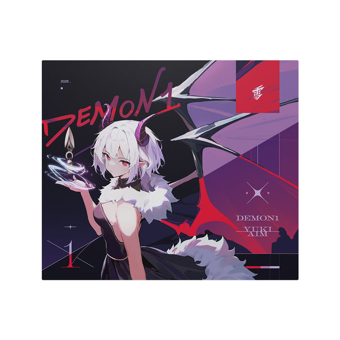 Yuki Aim x Demon1 Glass Mouse Pad｜ふもコレ(Fumo Collection)